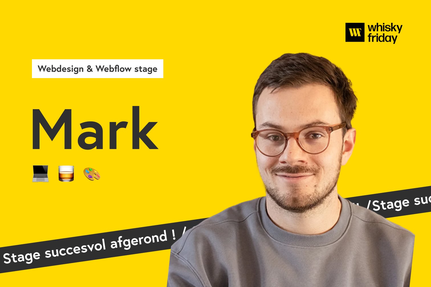 Webdesign & Webflow stage lopen bij Whisky Friday – Mark | Whisky Friday